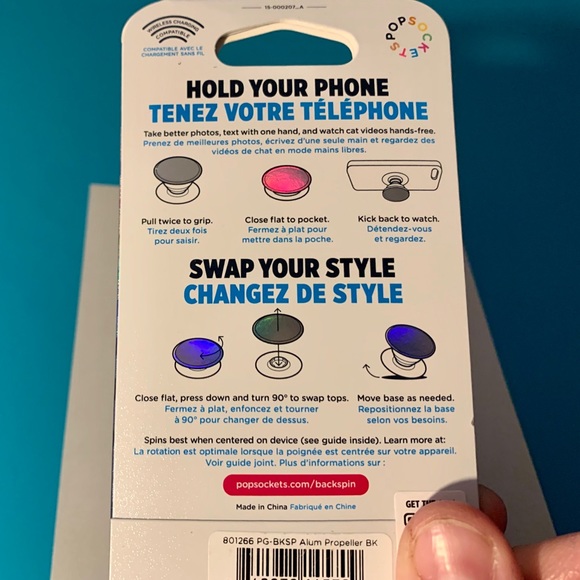 PopSocket | Accessories | 22 Or 9 Each Popsocket Popgrip Backspin Nwt ...